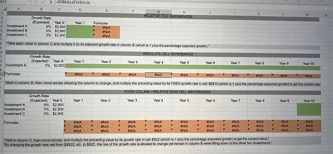 Solved A Microsoft Excel Spreadsheet Is Laid Out In A Grid