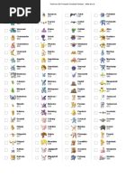List Of Pokémon By National Pokédex Number Pdf Pokémon Video Games