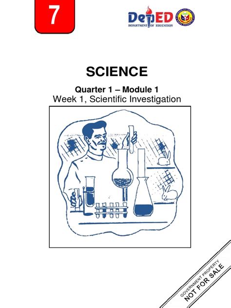 Module 1 G7 Science Q1 Wk1 Pdf Experiment Hypothesis