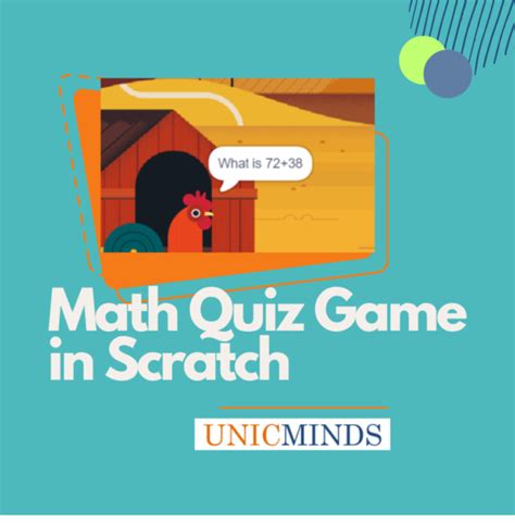 Coding A Math Quiz Game In Scratch Unicminds