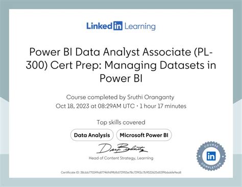 Sruthi Oranganty On Linkedin Certificate Of Completion