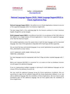 National Language Support NLS Multi Language Support National Language Support Nls