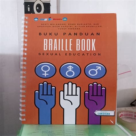 Jual 1005 Buku Untuk Penyandang Tuna Netra Braille Book Buku Panduan Braille Book Sexual
