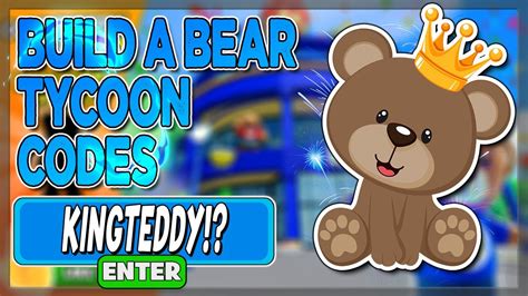 All New Roblox Code Build A Bear Tycoon Secret Op Codes Roblox