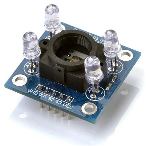 jual sensor warna tcs3200 color sensing module arduino upgrade tcs230