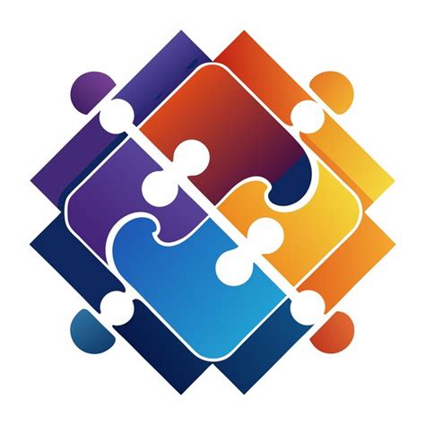 Clever Puzzle Vector Logo Design For Problemsolving And Brain Games
