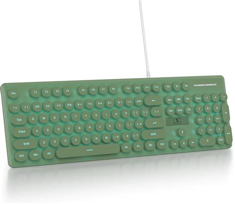 Amazon Com Dilter USB Wired Computer Keyboard With Backlit Full Size Office Keyboard With