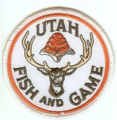 Old Obsolete Utah Game Warden Badge And Patch Set Hallmarked 4647362793