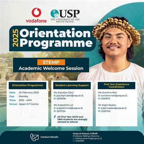 Orientation Programme Stemp Academic Welcome Session School Of