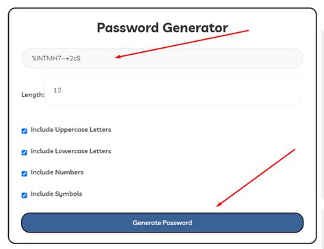 strong password generator complex and random passwords tool
