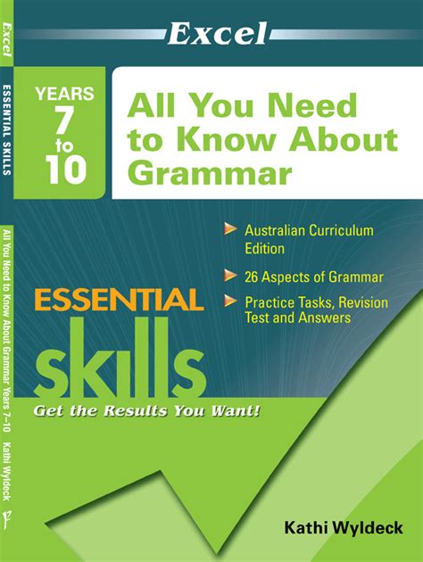 Excel Essential Skills All You Need To Know About Grammar Years 7 10
