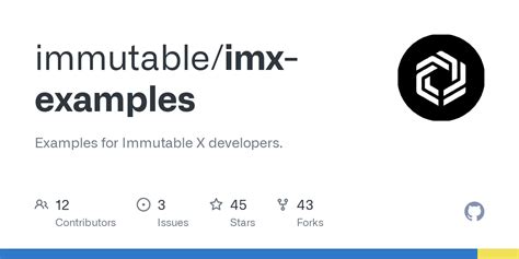 Github Immutableimx Examples Examples For Immutable X Developers