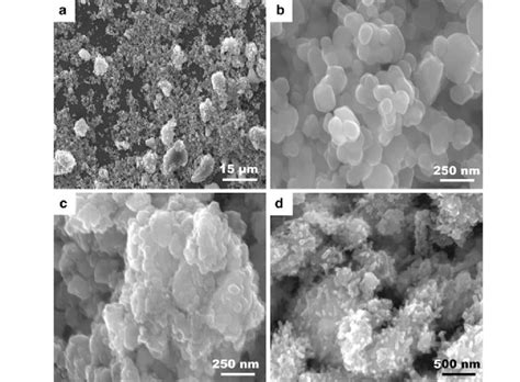 Sem Micrographs Of The Non Activated Precursors A And B And
