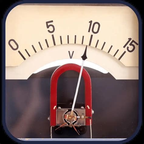 Permanent Magnet Moving Coil Voltmeter Pmmc Electricity Magnetism