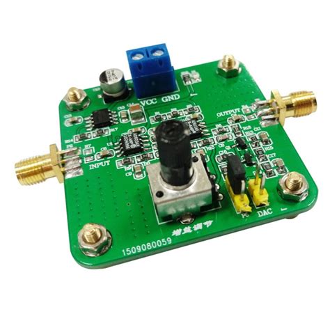 AD603 Voltage Control Gain Amplifier Module Linear DB Gain Control For AGC Racing DIY Free
