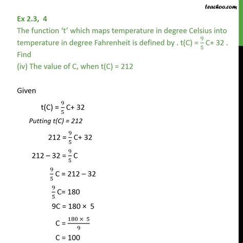 ex 2 3 4 class 11 relations and functions t c 9 5c 32