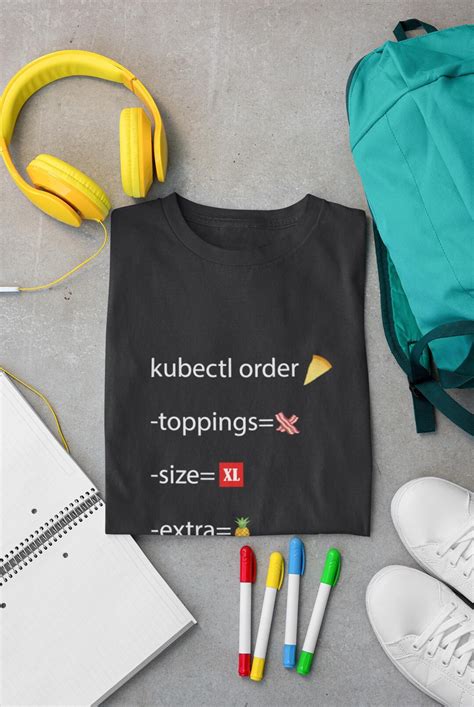 Funny Kubernetes Pizza T Shirt Devops Engineer Tee Geeky It Shirt