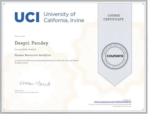 Deepti Pandey On Linkedin Coursera Humanresources Hranalytics