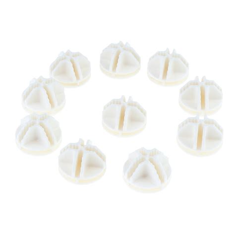 10 Pieces White Plastic Grid Connectors Connectors Vicedeal
