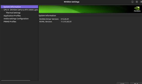 Drivers Nvidia X Server Settings Missing A Lot Settings Ask Ubuntu
