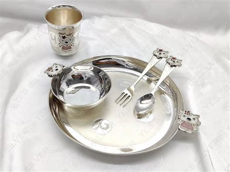 9inch Silver Dinner Set At ₹ 23375set चाँदी के डिनर सेट In Mumbai