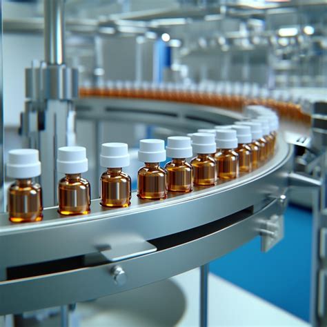Drug Manufacturing Process Premium Ai Generated Image