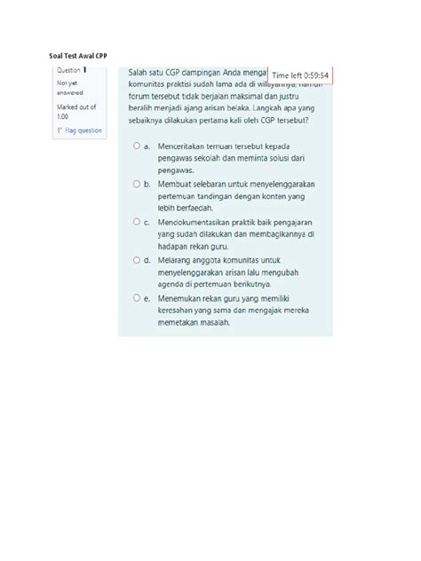 Soal Test Awal Cpp Pdf