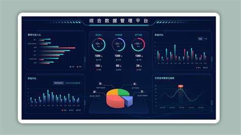 综合数据管理可视化大屏（sketch文件） 云瑞设计