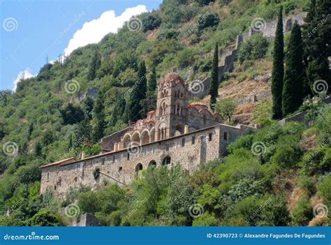 Pantanassa Byzantine Monastery Mystras Stock Image Image Of Arch