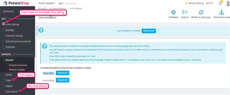 some resources to help you with the translation of prestashop