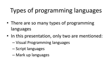 Ppt Programming Paradigms And Languages Powerpoint Presentation Id