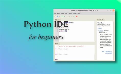 thonny simple python ide for beginners to learn programming fostips