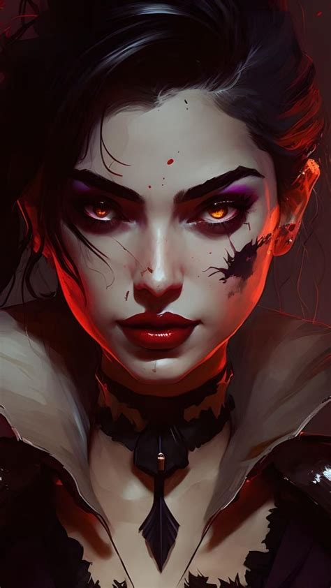 Девушка вампир