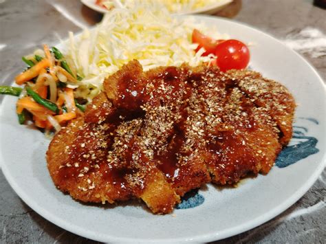 とんかつのお献立。 味のもト～ク