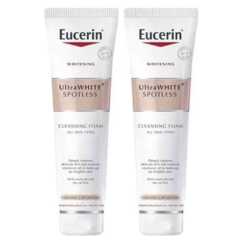 Eucerin Ultrawhite Spotless Cleansing Foam 150g 2หลอดยูเซอรีน