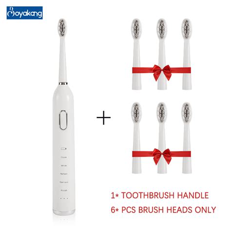 Boyakang Adult Sonic Electric Tooth Brush Ipx7 Wat Grandado