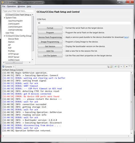 CCS CC3100 Uniflash 3 4 1 Crashes After Windows 10 Updated To Version 1709 Code Composer