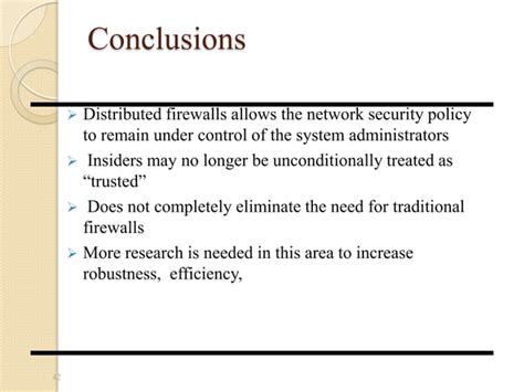 Data Security In Local Network Using Distributed Firewall Ppt Ppt