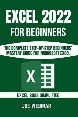 خرید و قیمت دانلود کتاب excel 2022 for beginners the complete step by