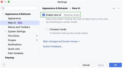 New UI WebStorm Documentation