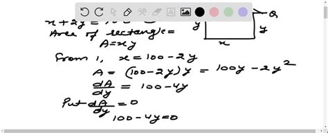 solved determine the area of the largest piece of rectangular ground