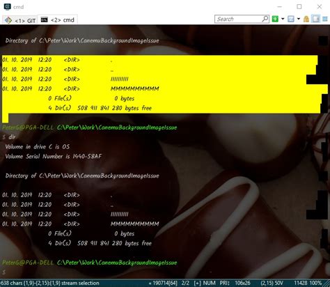 black blocks over background image appear with non monospaced font