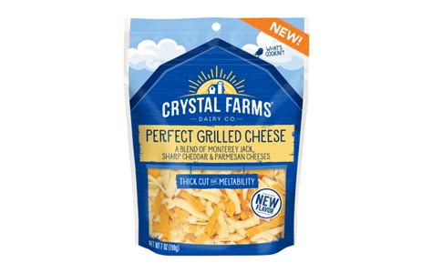 Thick Cut Shredded Perfect Grilled Cheese Crystal Farms