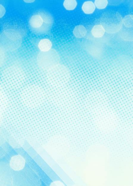 Premium Photo Blue Bokeh Vertical Background
