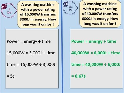 Rearrange The Power Equation Teaching Resources
