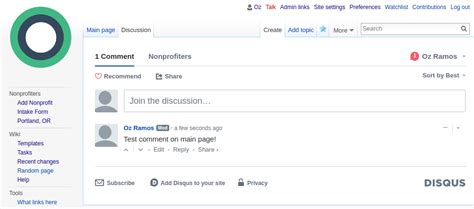 How To Add Disqus To Mediawiki Without An Extension Mediawiki Tutorials