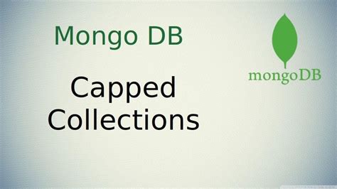 capped collection trong mongodb inda học viên phân tích dữ liệu