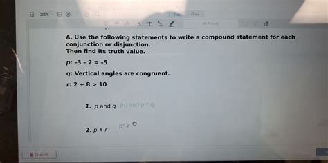 205 Sim Type Draw No Presets A Use The Following Statements To Write