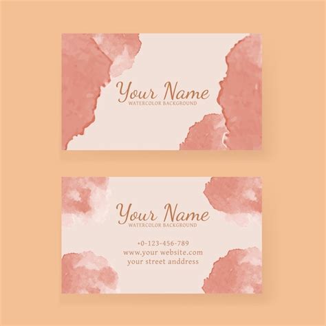 Premium Vector Abstract Watercolor Style Business