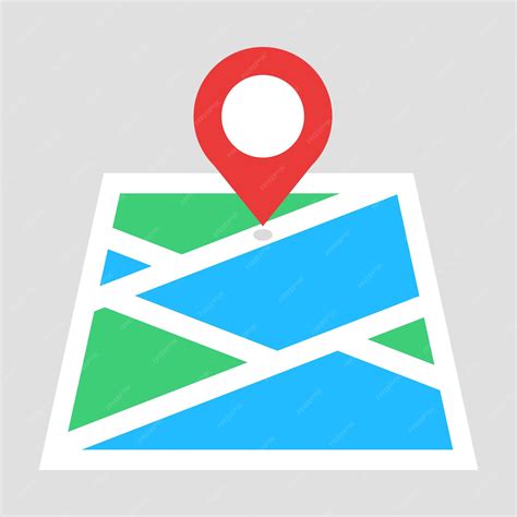 Premium Vector Location Pin On A Map